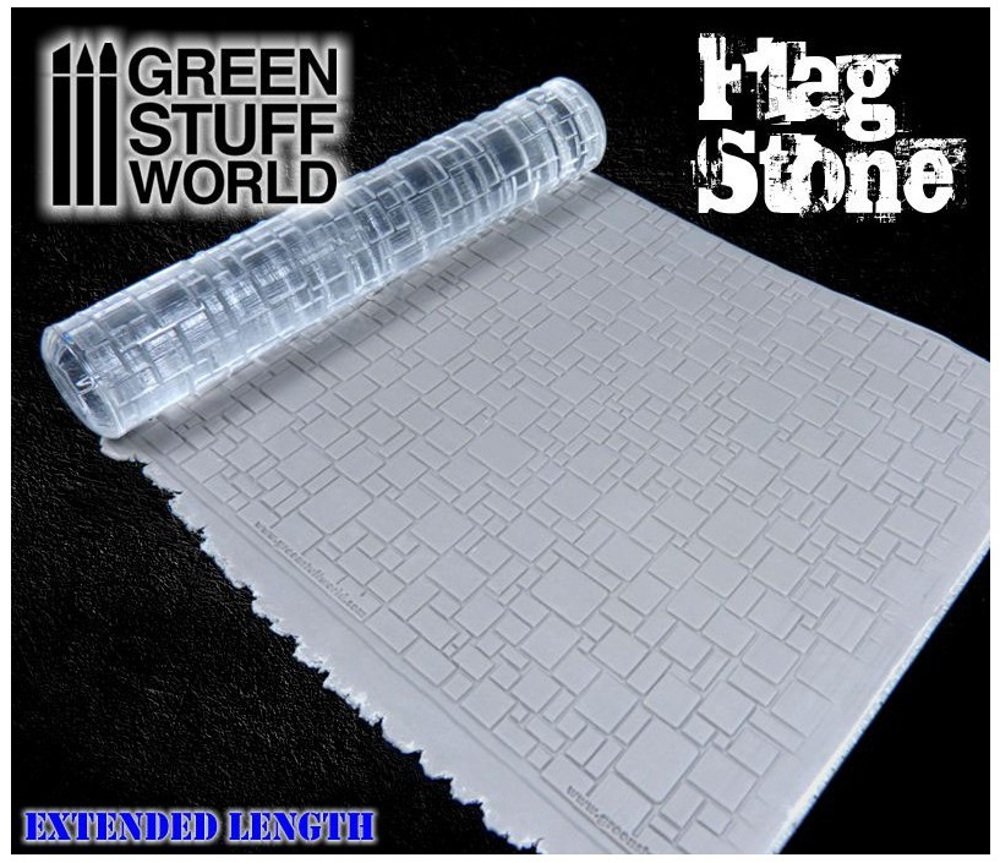 Green Stuff World Rolling Pin Flagstone 1676