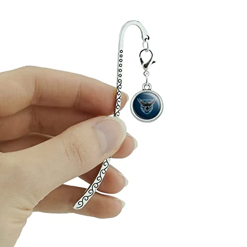 Game of Thrones Night Watch Crow Metal Bookmark Page Marker with Charm