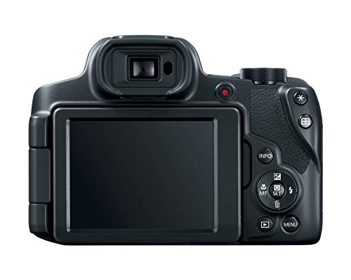 Canon Powershot SX70 20.3MP Digital Camera 65x Optical Zoom Lens 4K Video 3-inch LCD Tilt Screen (Black)