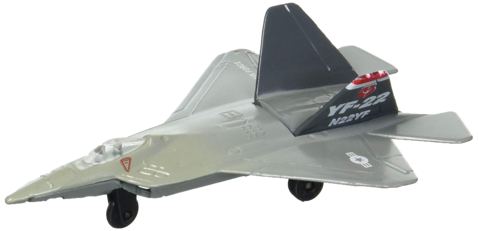 Hot Wings F-22 Raptor (military Markings) with Connectible Runway