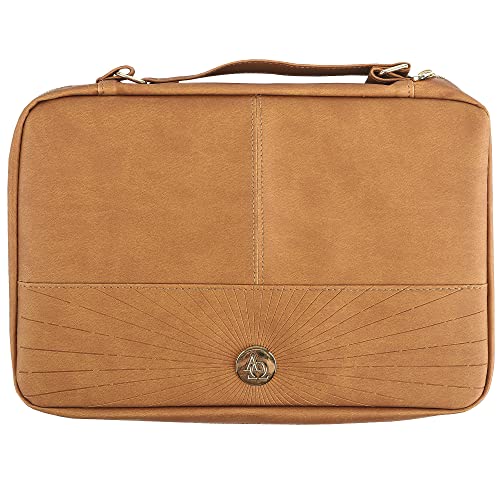 Salt & Light, Alpha & Omega Organizer Bible Cover, Imitation Leather, Tan, X-Large