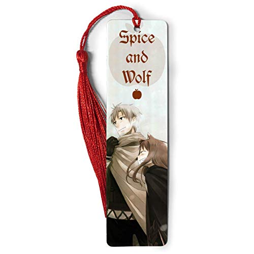 Bookmarks Metal Ruler Spice Bookography and Measure Wolf Tassels Bookworm for Book Markers Lovers Reading Notebook Bookmark Bibliophile Gift