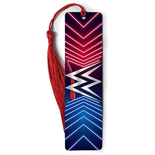 Bookmarks Metal Ruler WWE Bookography Logo Measure Tassels Bookworm for Book Markers Lovers Reading Notebook Bookmark Bibliophile Gift