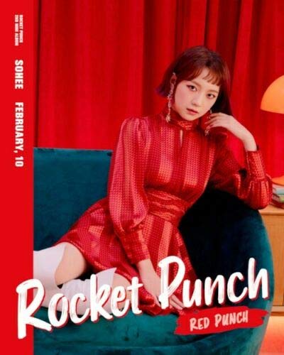 Rocket Punch 'Red Punch' 2nd Mini Album CD+80p Booklet+1p PhotoCard+1p Bookmark+1p Sticker+Pouch+Message PhotoCard SET+Tracking Kpop Sealed