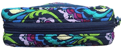 DIWI Quilted Bible Cover Large Sizes 10 X 7 X 2.75 Inches Good Book Case (L, C1 Blue Peacock)