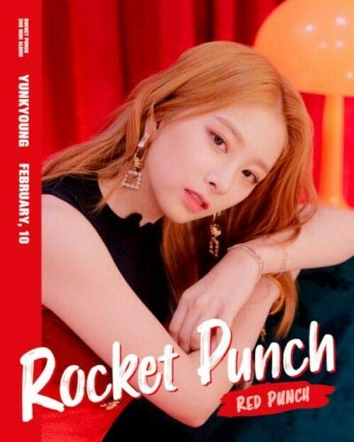 Rocket Punch 'Red Punch' 2nd Mini Album CD+80p Booklet+1p PhotoCard+1p Bookmark+1p Sticker+Pouch+Message PhotoCard SET+Tracking Kpop Sealed