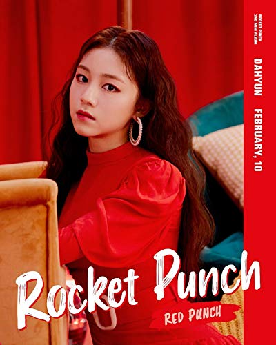 Rocket Punch 'Red Punch' 2nd Mini Album CD+80p Booklet+1p PhotoCard+1p Bookmark+1p Sticker+Pouch+Message PhotoCard SET+Tracking Kpop Sealed