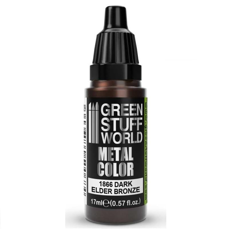 Green Stuff World - Metallic Paint Dark Elder Bronze 1866 for Models and Miniatures
