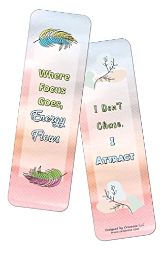 Positive Manifestation Bookmarks (5-Sets X 6 Cards)