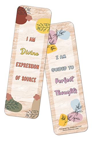Positive Manifestation Bookmarks (5-Sets X 6 Cards)