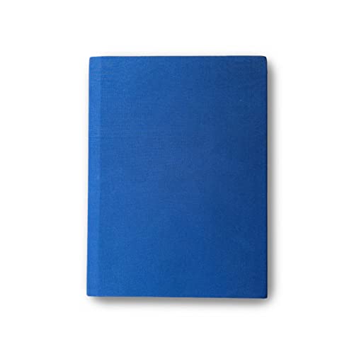 M.I.N Stretchable Book Covers, Jumbo, Set of 5, Solid Colors Fabric Bookcovers, Fits Extra Large Hardcover Textbooks up to 9 x 11, Stretch Book Covers, Durable, Washable & Reusable