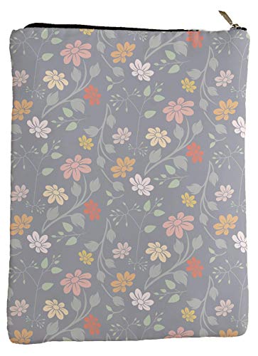 Little Flowers Book Sleeve - Book Cover for Hardcover and Paperback - Book Lover Gift - Notebooks and Pens Not Included