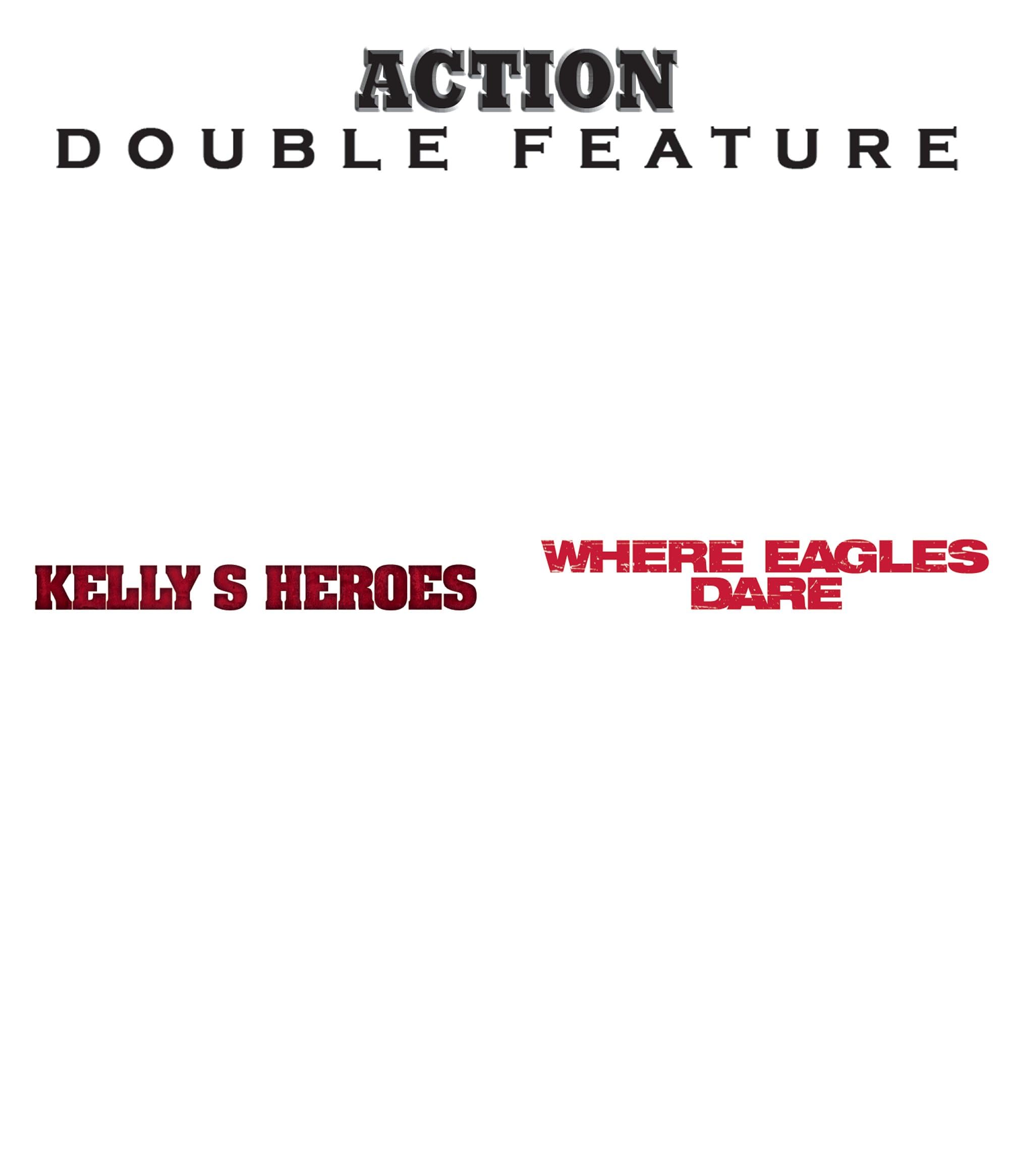 Kelly's Heroes / Where Eagles Dare (Action Double Feature) [Blu-ray]