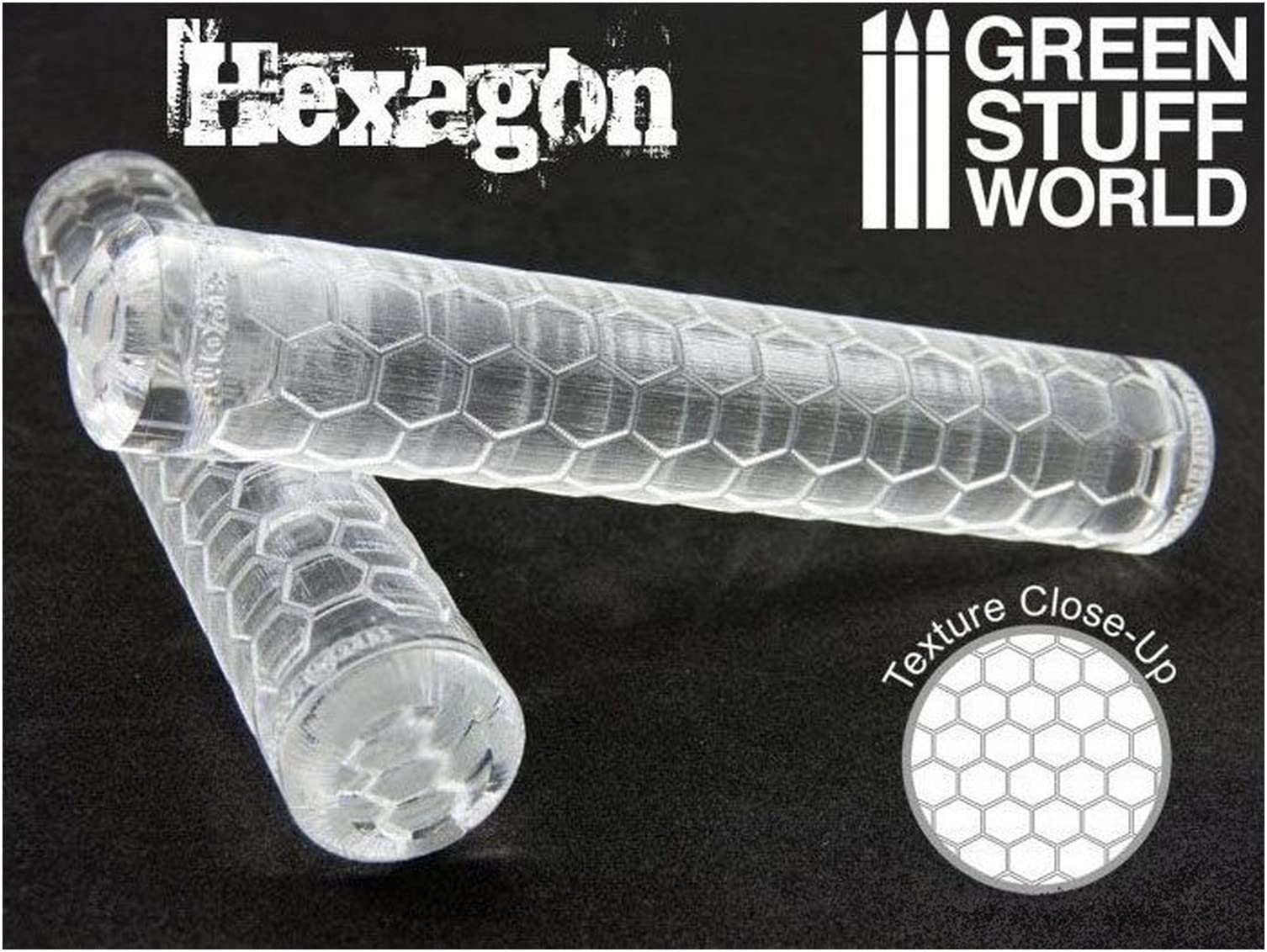 Green staff World Rolling pin Hexagonal Paving Stones Miniature Tools GSW-58