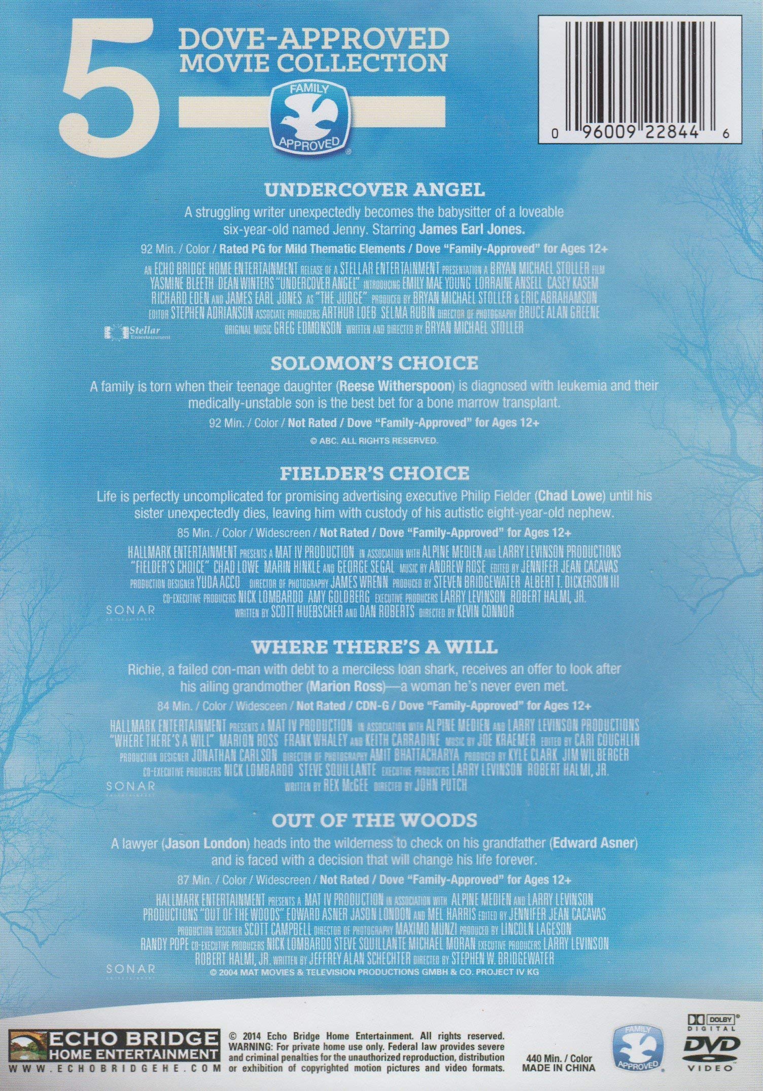 Undercover Angel / Solomon's Choice / Fielder's Choice / Where There's A Will / Out Of The Woods