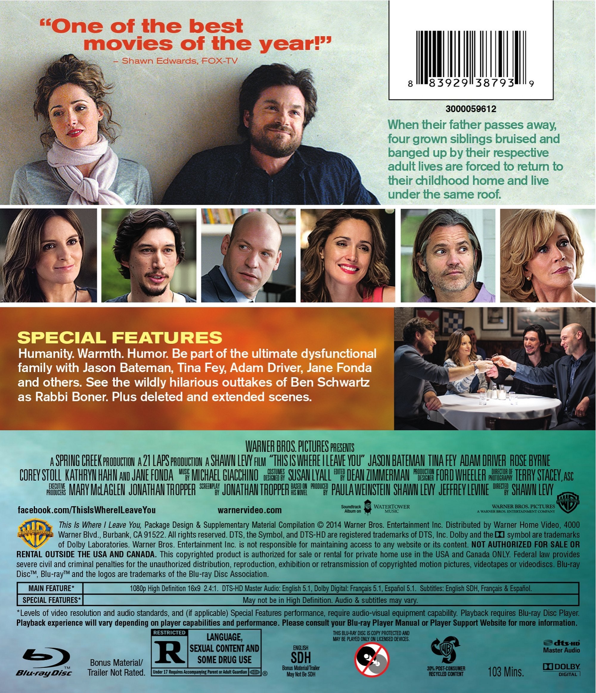 This is Where I Leave You (Blu-ray)