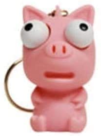 Cute Squishies Key Chain Animal Eye Popper (PIG)