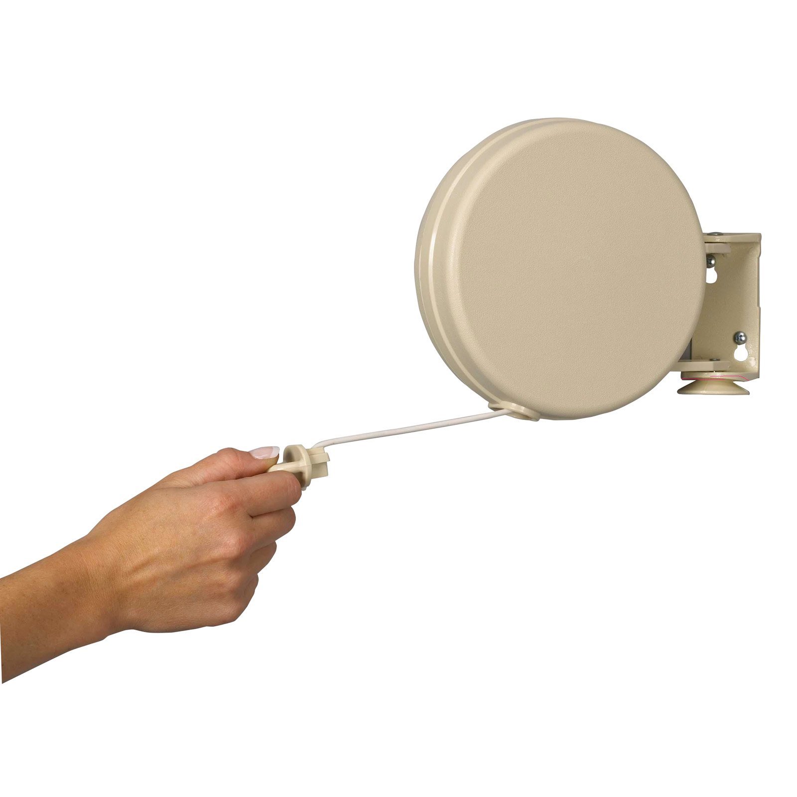 Household Essentials R-400 Single Line Retractable Clothesline | 40 Feet for Hanging Laundry, White