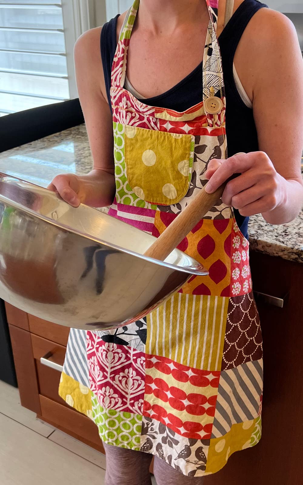 Kensie's Sourdough Mixing Stir Stick Spurtle, Wooden Kitchen Utensil - Sourdough Starter Spurtle - 3 pack