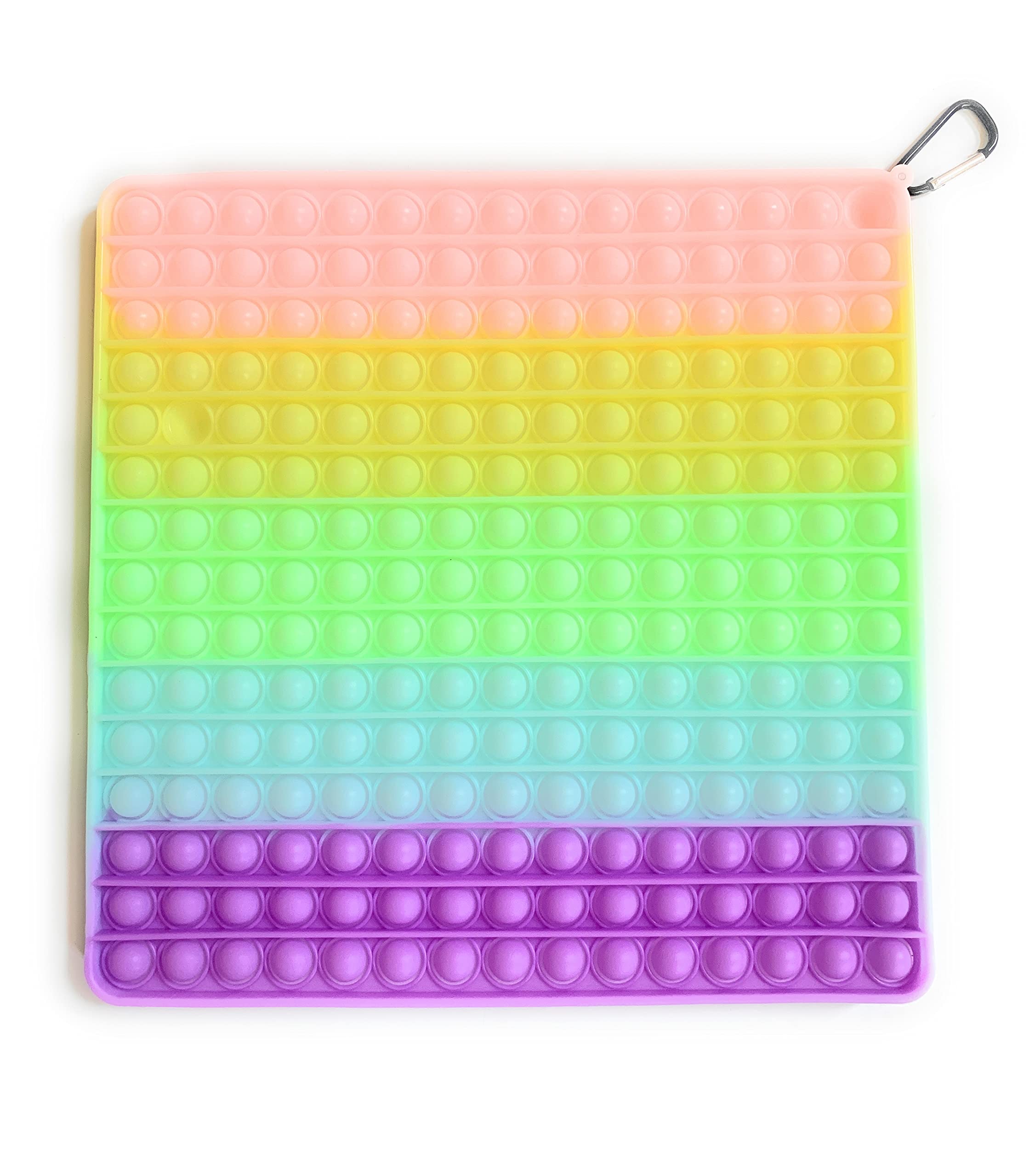 Pop It Glow in The Dark Bubble Pop Fidget Autism Sensory Toys 225 Bubble Popper Toy & Bubble Popper Keychain Stress Relief ADHD