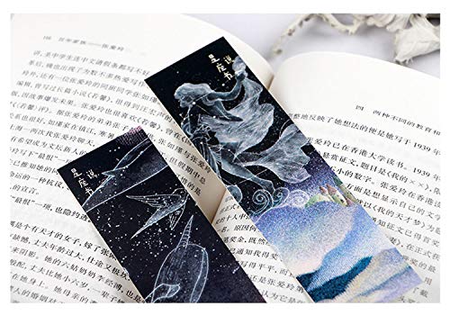 The Constellation Theme Colorful Bookmarks, 30 PCS