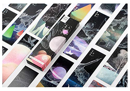 The Constellation Theme Colorful Bookmarks, 30 PCS