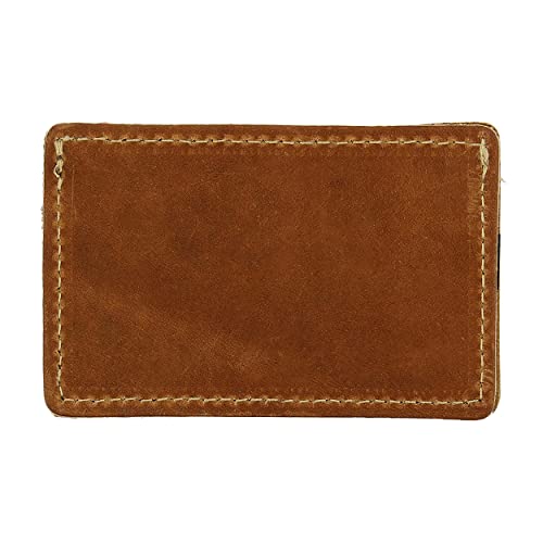 FIELDERS CHOICE GOODS Leather Cardholder - Front Pocket Wallet Handcrafted from Vintage Baseball Gloves by FC Goods