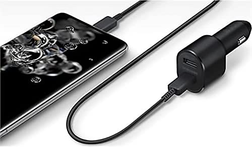 SAMSUNG Super Fast Dual Car Charger (45W+15W) Two Ports EP-L5300 Black
