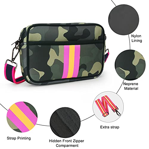 Termusail Neoprene Crossbody Bag, Neoprene bag for Women,Cross Body Bag Purses