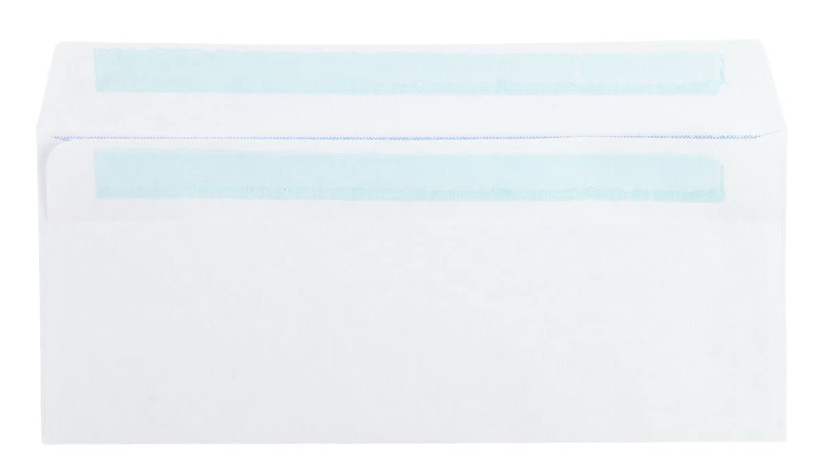 Quality Park #8 5/8 Security Envelopes, Double Window, Self Seal, Invoices/QuickBooks Statements, 3-5/8" x 8-5/8", 24 lb White, 500/Box (QUA24539)