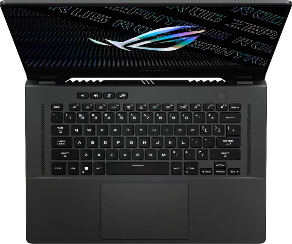 ASUS ROG Zephyrus 15.6" QHD 165Hz IPS Gaming Laptop,AMD Ryzen 9 5900HS, NVIDIA GeForce RTX 3070, Wi-Fi 6, RGB Keyboard, Bluetooth, Eclipse Grey + 32GB SD Card (40GB RAM | 2TB PCIe SSD)