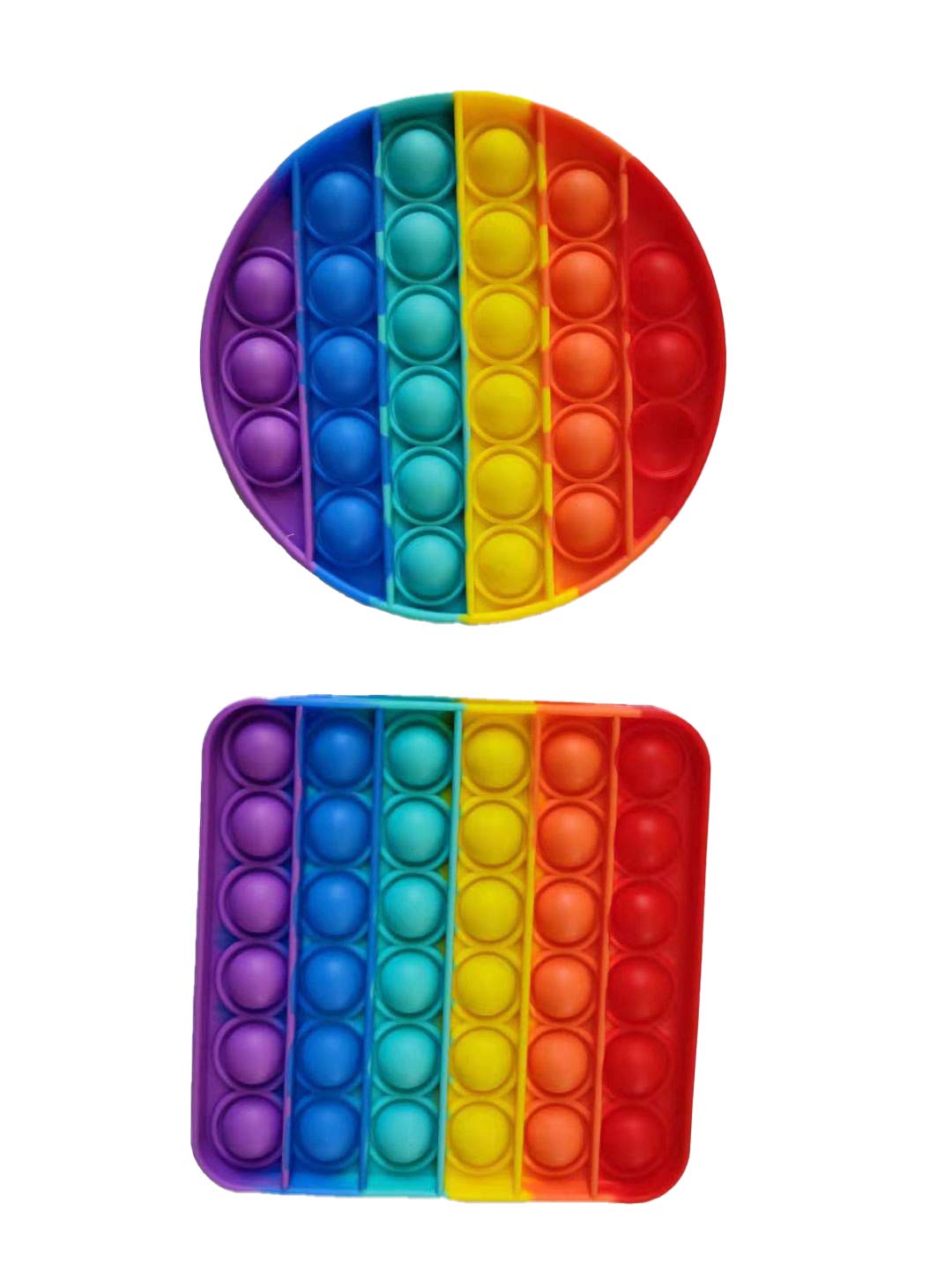 DAG Gear Fidget Push Poppers (4 Pack, Rainbow)