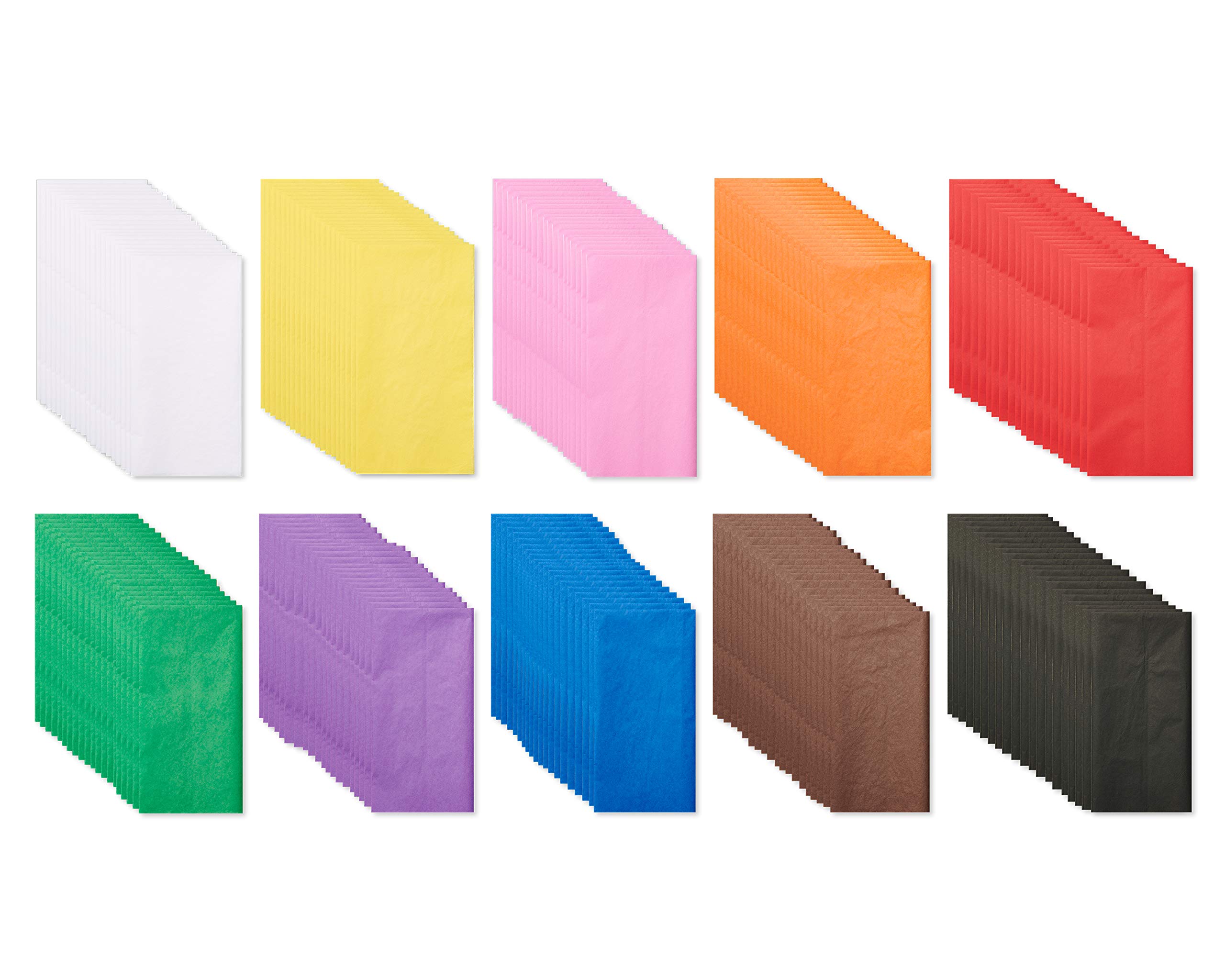 American Greetings Bulk Rainbow Tissue Paper for Birthdays, Easter, Mother's Day, Father's Day, Graduation and All Occasions (200-Sheets)