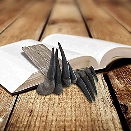 Thriller Demon Hand Bookmark - Creepy Devils Hands Bookmark, 3D Latex Material Creative Halloween Decor, for Book Lovers Gifts (2 Bookmarks)
