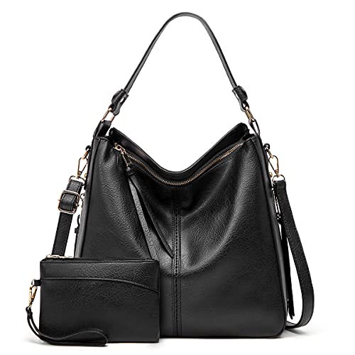 VODIU Tote Bag for Women PU Leather Shoulder Bags Crossbody Hobo Bag Large Purse and Handbags with Adjustable Shoulder Strap