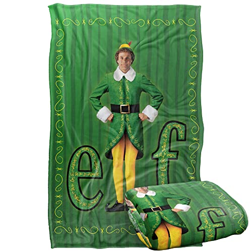 Elf Buddy The Elf Logo Silky Touch Super Soft Throw Blanket 36" x 58"