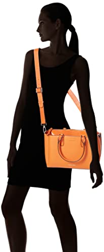 Calvin Klein Rita 2 in 1 Organizaional Satchel, Flame Orange