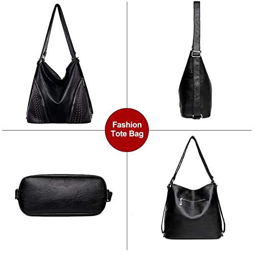 Tote Bag for Women Pu Leather Large Shoulder Purse and Handbags with Adjustale Should Strap