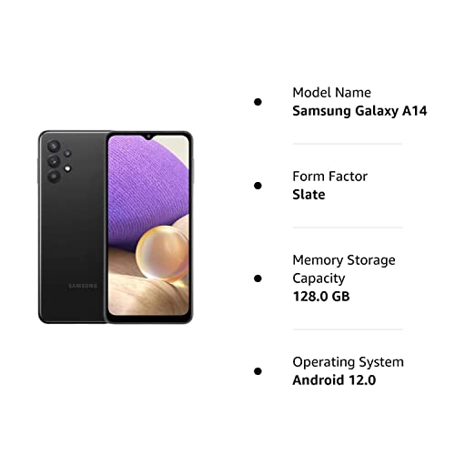SAMSUNG Samsung Galaxy A13(SM-A135M/DS) Dual SIM,128GB + 4GB, Factory Unlocked GSM, International Version (Fast Car Charger Bundle) -