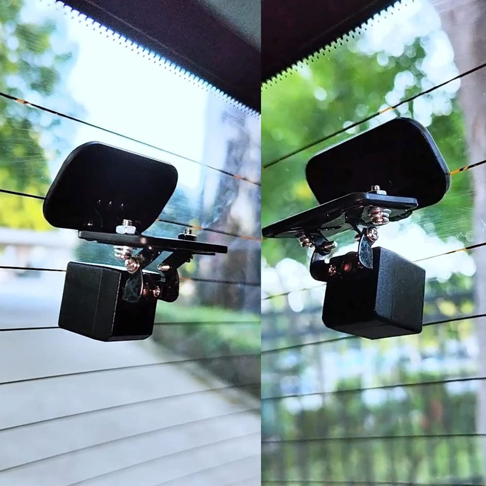 Rear Camera Holder Rear Window Bracket for Most Rear Camera Dash Cam AZDOME M550 PG17 PG19X M01 Pro M550 Max Car Rear Cam for REDTIGER F7N, CHORTAU, Kingslim, Z-Edge
