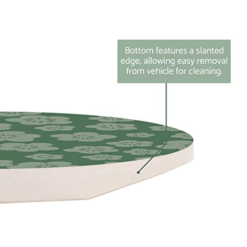 Floral Spring Green 2.75 x 2.75 Ceramic Car Coasters Pack of 2