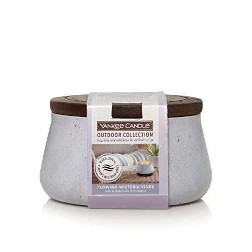 Yankee Candle Outdoor Candle, 10 oz, Light Purple