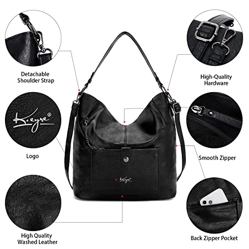 Handbags for Women Large Leather Ladies Hobo Bag Fashion Handbag Wallet Shoulder Bag