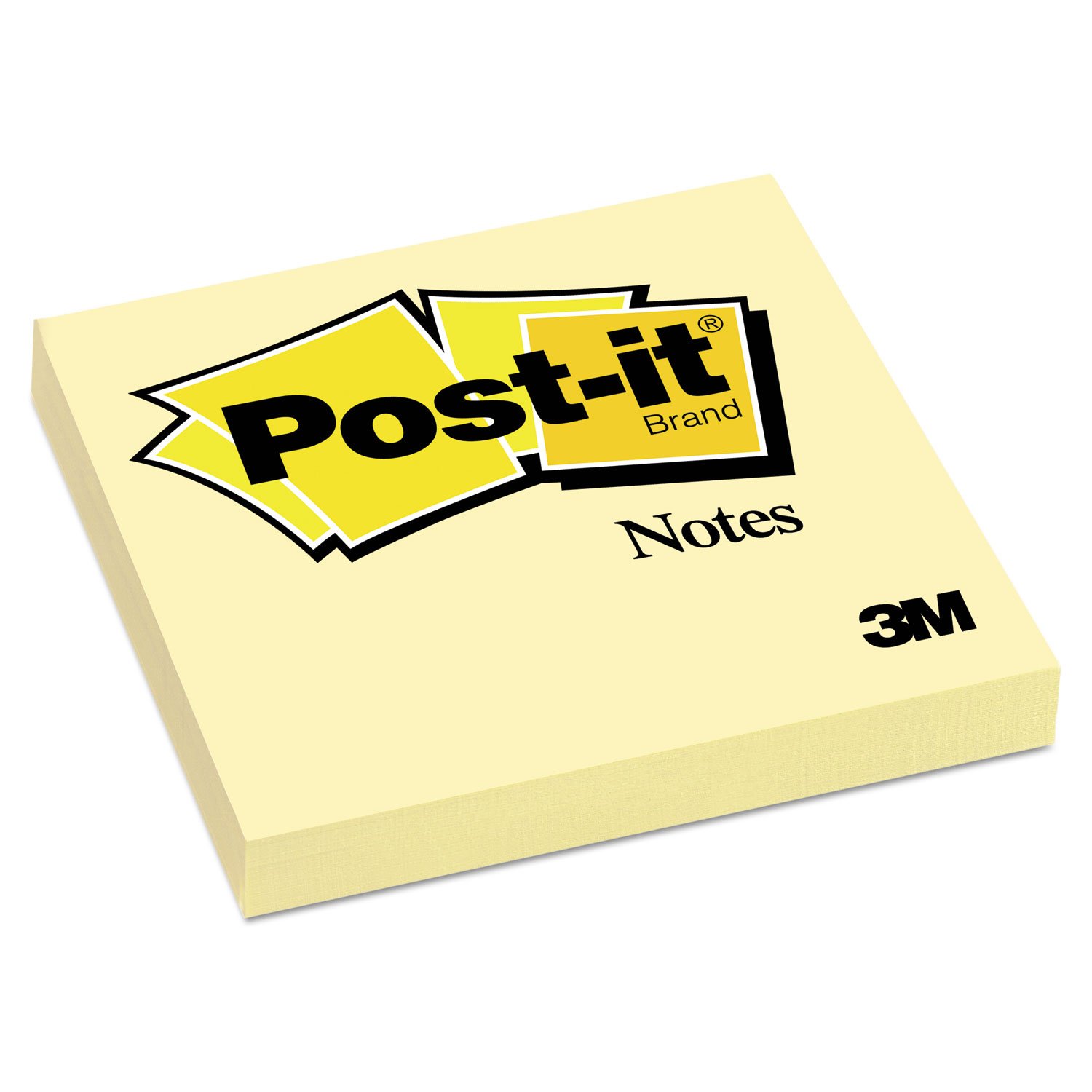 Post-it Notes 3x3 in, 12 Pads, America's 1 Favorite Sticky Notes, Canary Yellow, Clean Removal, Recyclable (654)