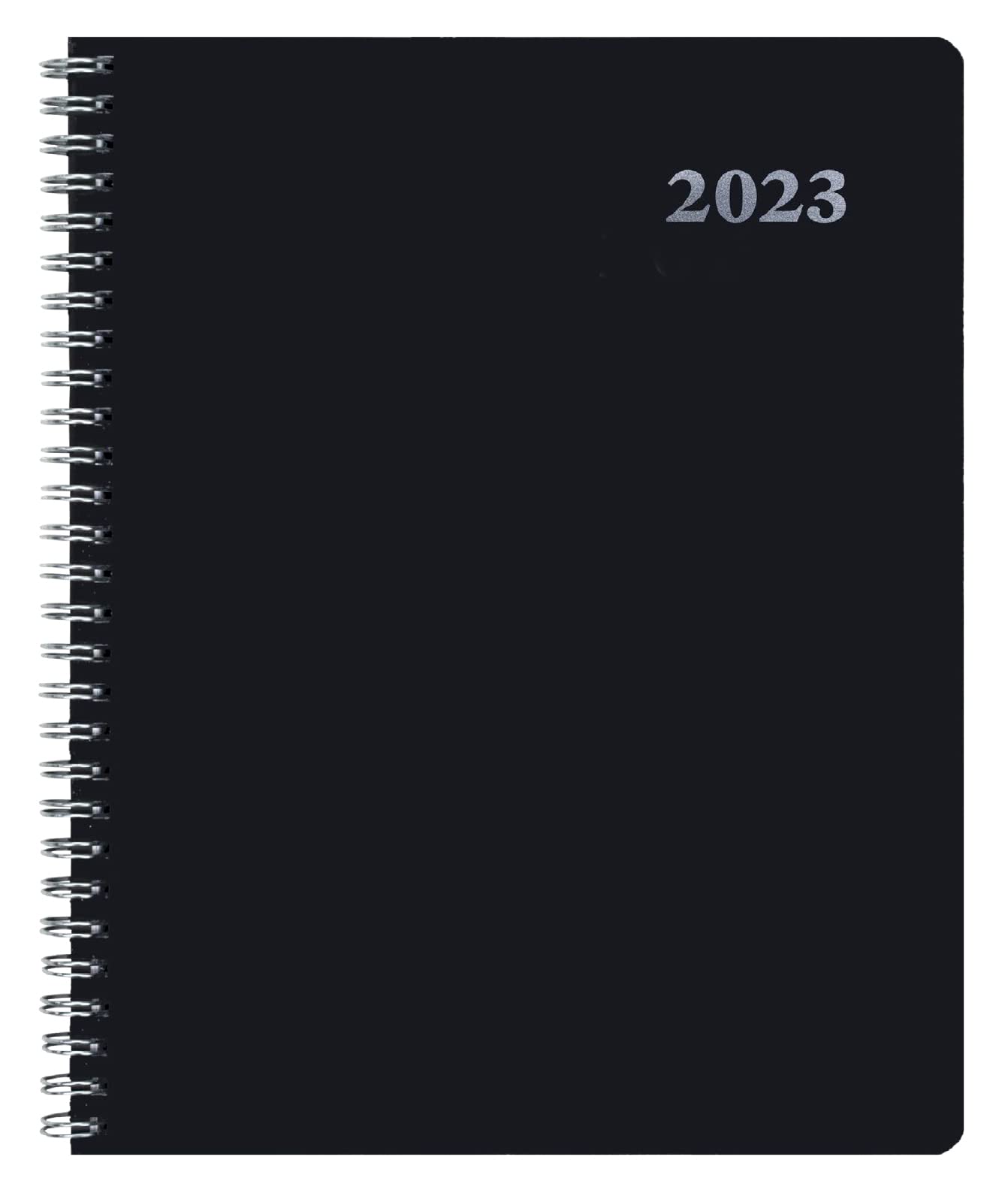 2023 Planner 8.5"x11" Monthly & Weekly - 14 Months (November 2022 Through December 2023) - Professional, Simple, Easy-to-Use Design. Black Vinyl Cover for Extra Protection