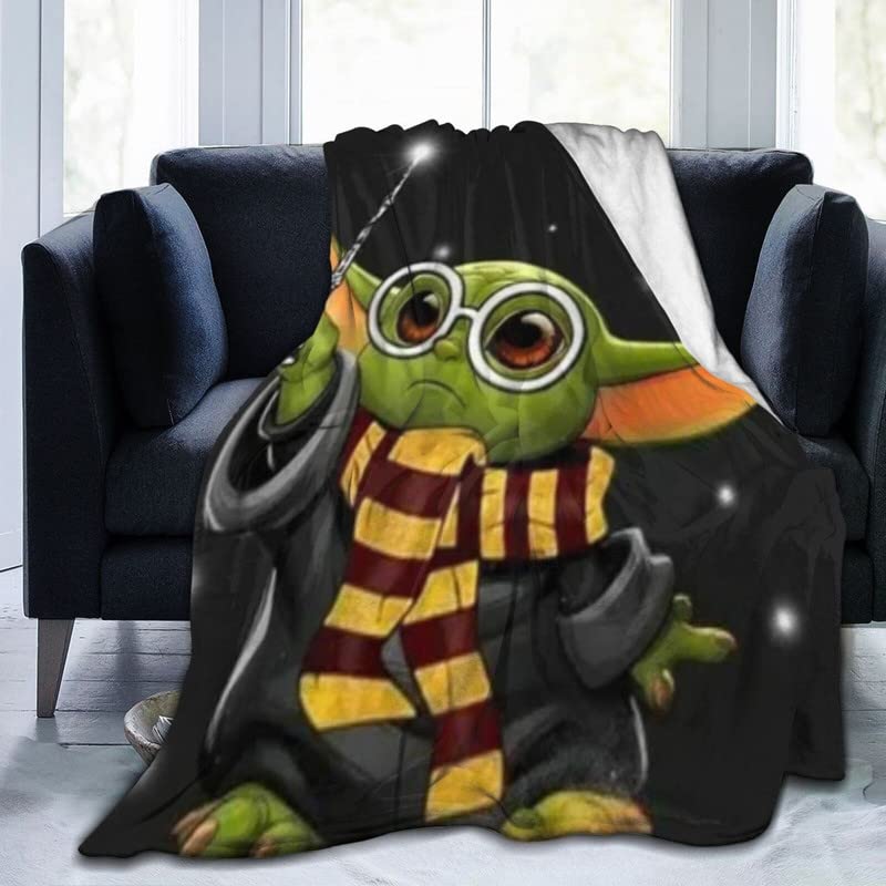 LAOSHIZI Blanket Ultra-Soft Micro Fleece Blanket Throw All Seasons for Kids Adults Warm Throw Blanket for NapĀ (50inx40in), Green (GGAI-OK121)