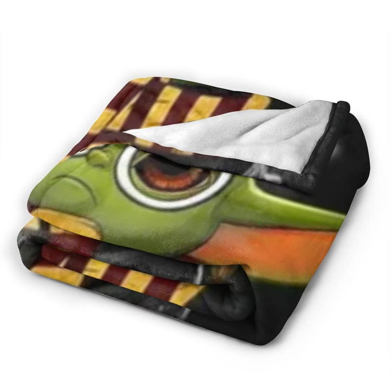 LAOSHIZI Blanket Ultra-Soft Micro Fleece Blanket Throw All Seasons for Kids Adults Warm Throw Blanket for NapĀ (50inx40in), Green (GGAI-OK121)