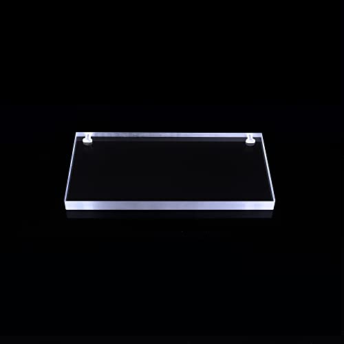 STAUBER Best Floating Shelf (4" x 8", Clear Acrylic, Classic Style, Pack of 3)