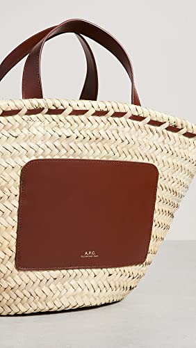 A.P.C. Women's Panier Zoe Tote, Nut Brown, One Size