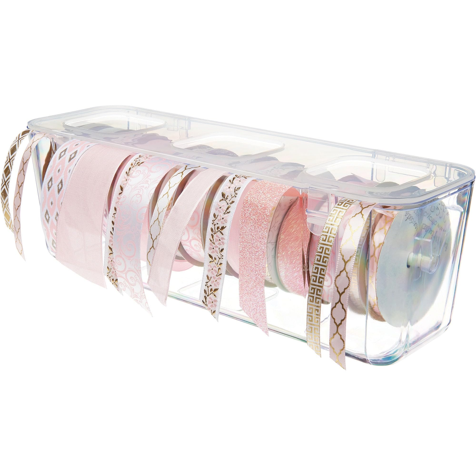 Deflecto Ribbon Dispenser, Clear